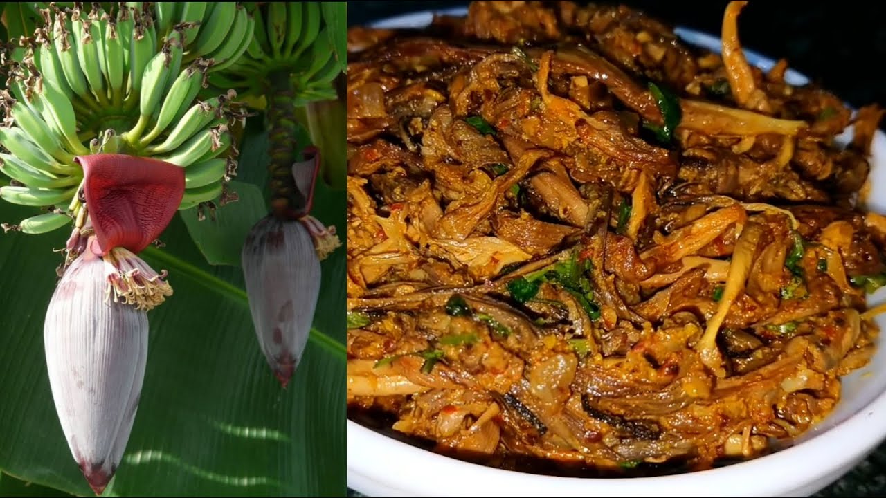 केले के फूल की सब्जी | kele ke phool ki sabji recipe | Banana Phool ...