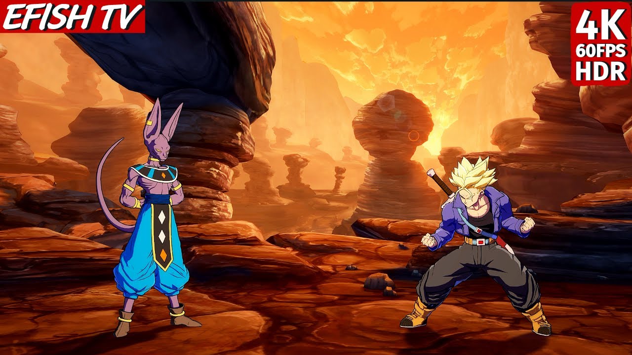 Beerus vs Trunks (Hardest AI) - Dragon Ball FighterZ | 4K 60FPS HDR ...