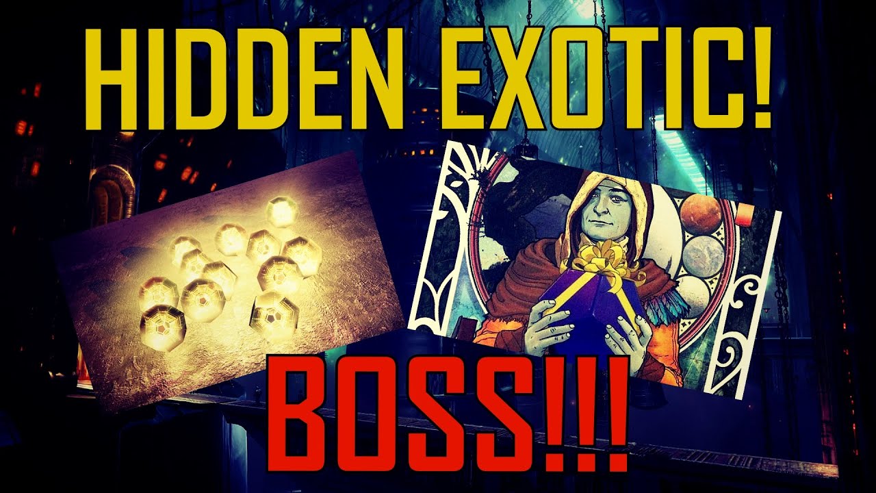 Destiny- HIDDEN EXOTIC BOSS DROP!!! - YouTube