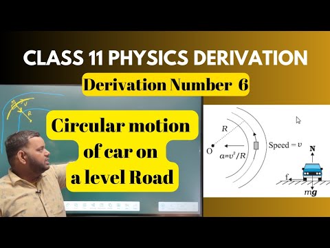 Circular motion on level road|Circular motion of a car on level road ...