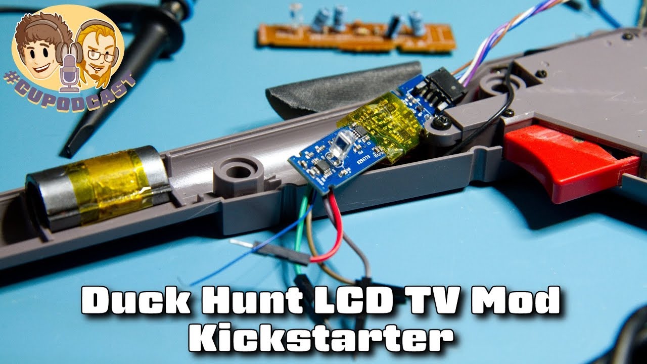 Duck Hunt LCD TV Mod Kickstarter - #CUPodcast - YouTube