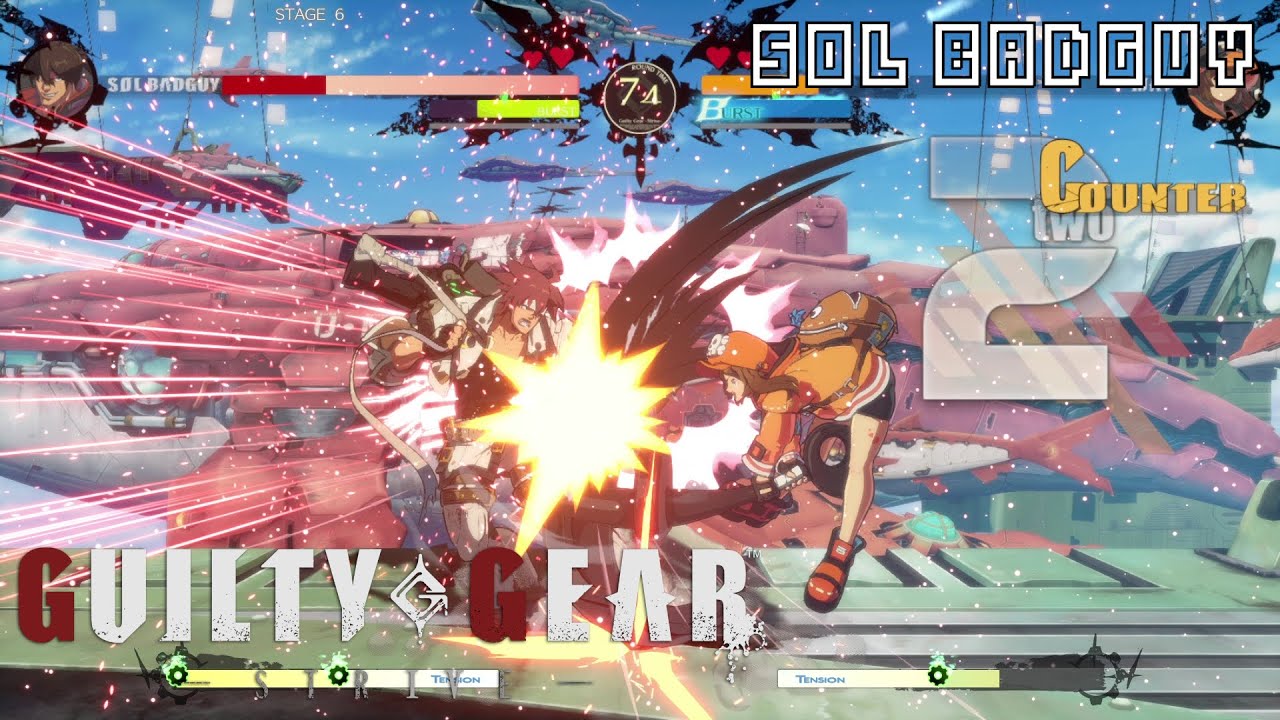 GUILTY GEAR -STRIVE- - Arcade - Sol Badguy - YouTube