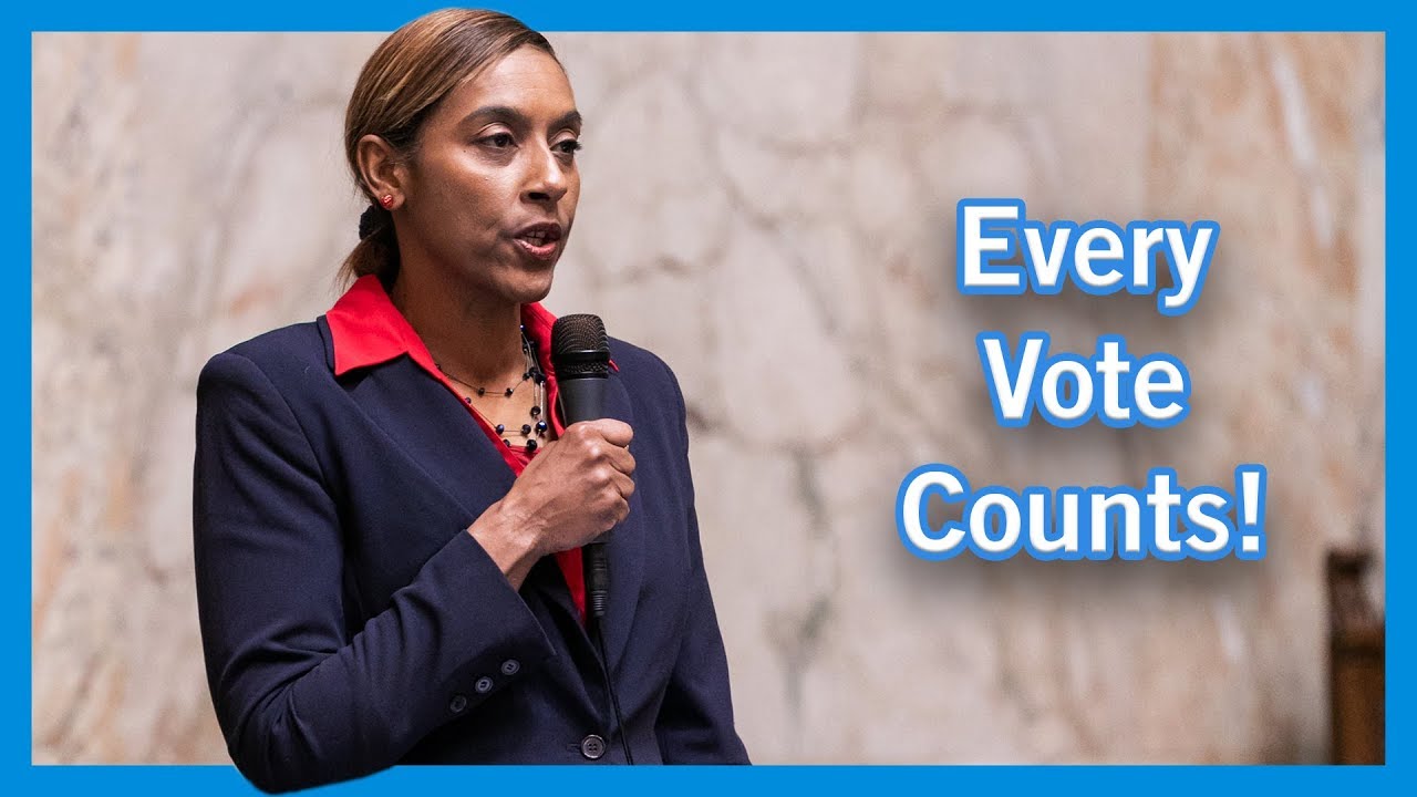 Rep. Melanie Morgan on passage of her ballot return date bill (HB 1520 ...