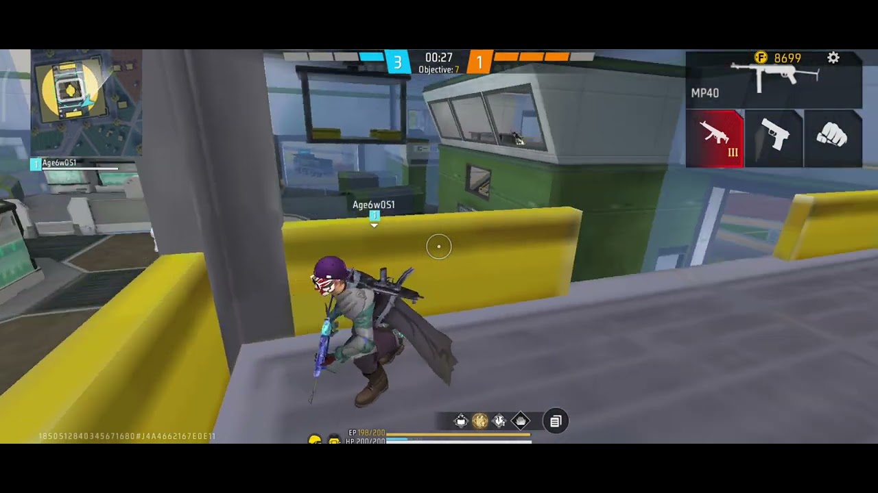 1 VE 3 FINGER HANDCAM GAME PLAY #subscribe #freefire #video - YouTube