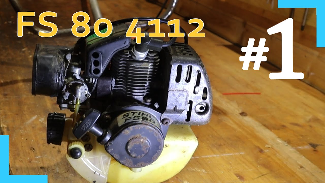 Stihl FS80 4112 - Reparatur Teil 1 - YouTube