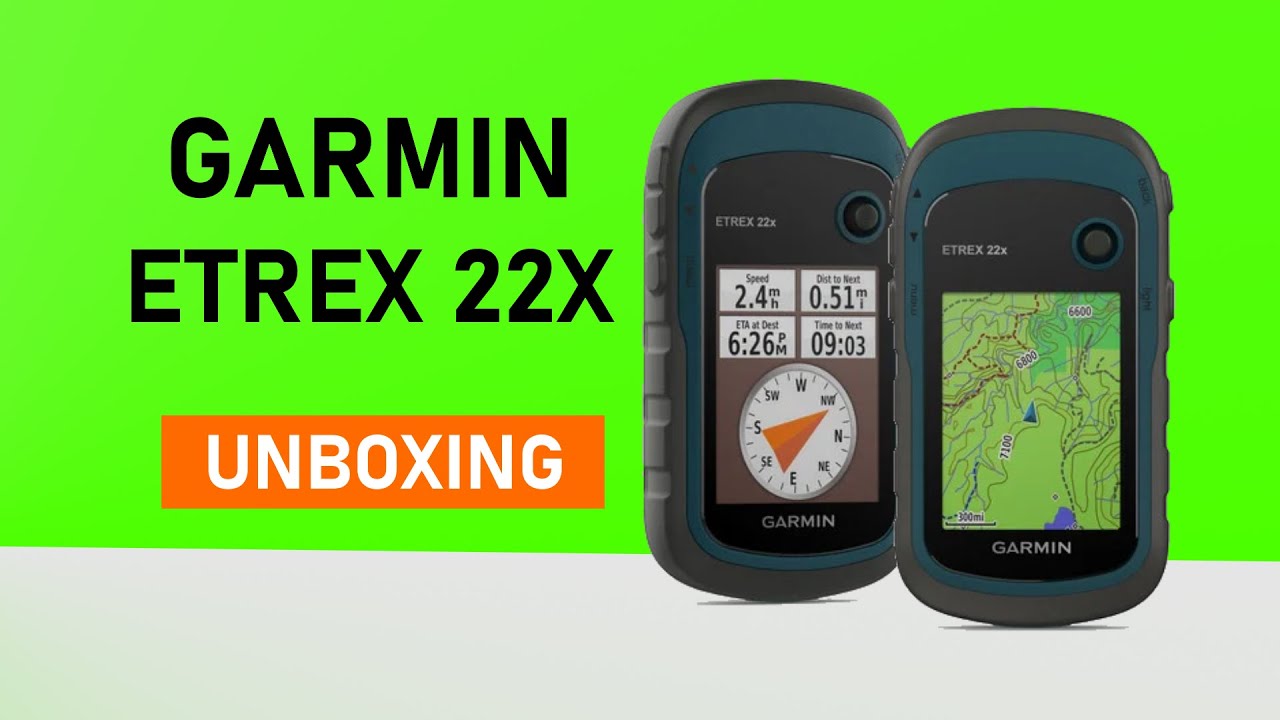 Garmin eTrex 22x Unboxing HD (010-02256-01) - YouTube