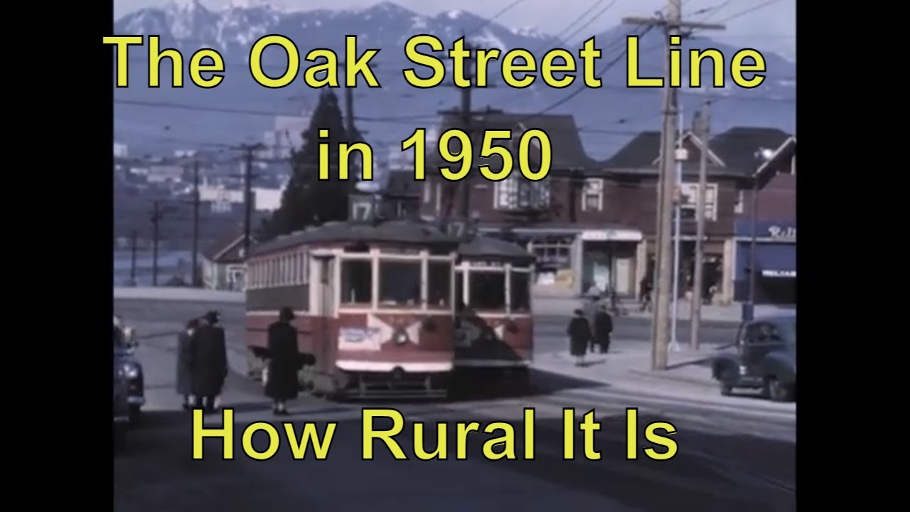 Oak Street a rough rural road in 1950? - YouTube