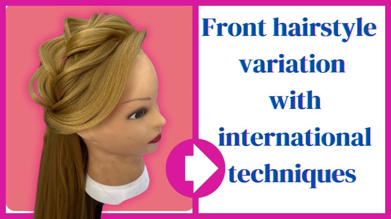 Front Hairstyle || Front look Hairstyle || Front Variation || Simple ...