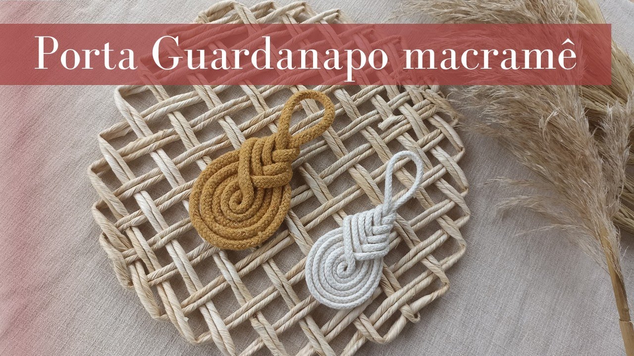 COMO FAZER PORTA GUARDANAPO DE MACRAMÊ| DIY macramê nó pipa - YouTube