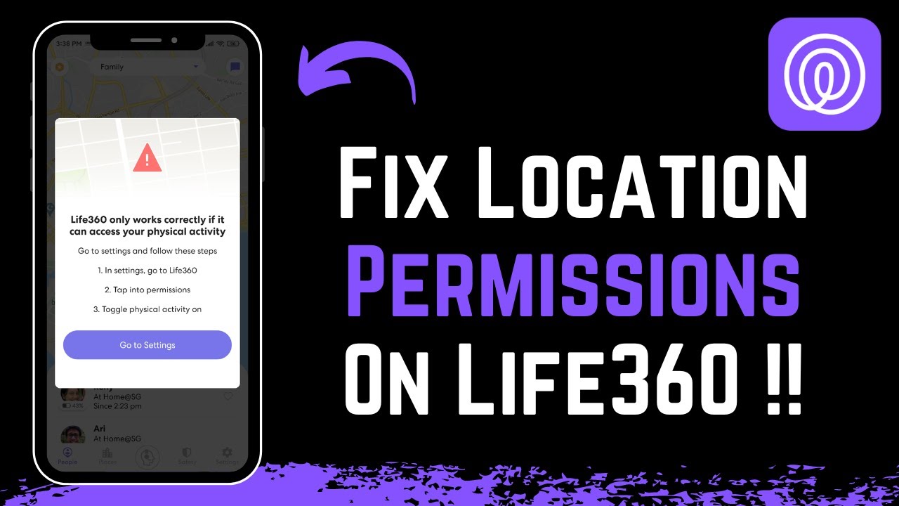 How to Fix Location Permissions on Life360 ! - YouTube
