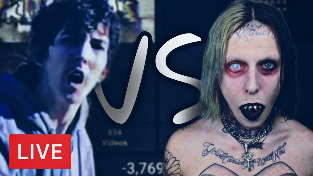 Kurrgas VS Ghostemane! (LIVE SUBCOUNT AND VIEWS) - YouTube