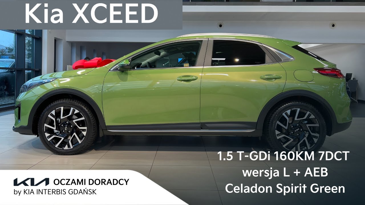 Kia XCEED 2024 [1.5 T-GDI 160KM 7DCT] wersja L + AEB w kolorze Celadon ...