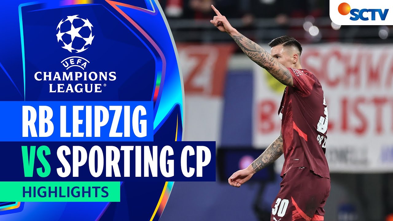 Leipzig VS Sporting - Highlights Liga Champions UEFA 2024/25 - YouTube