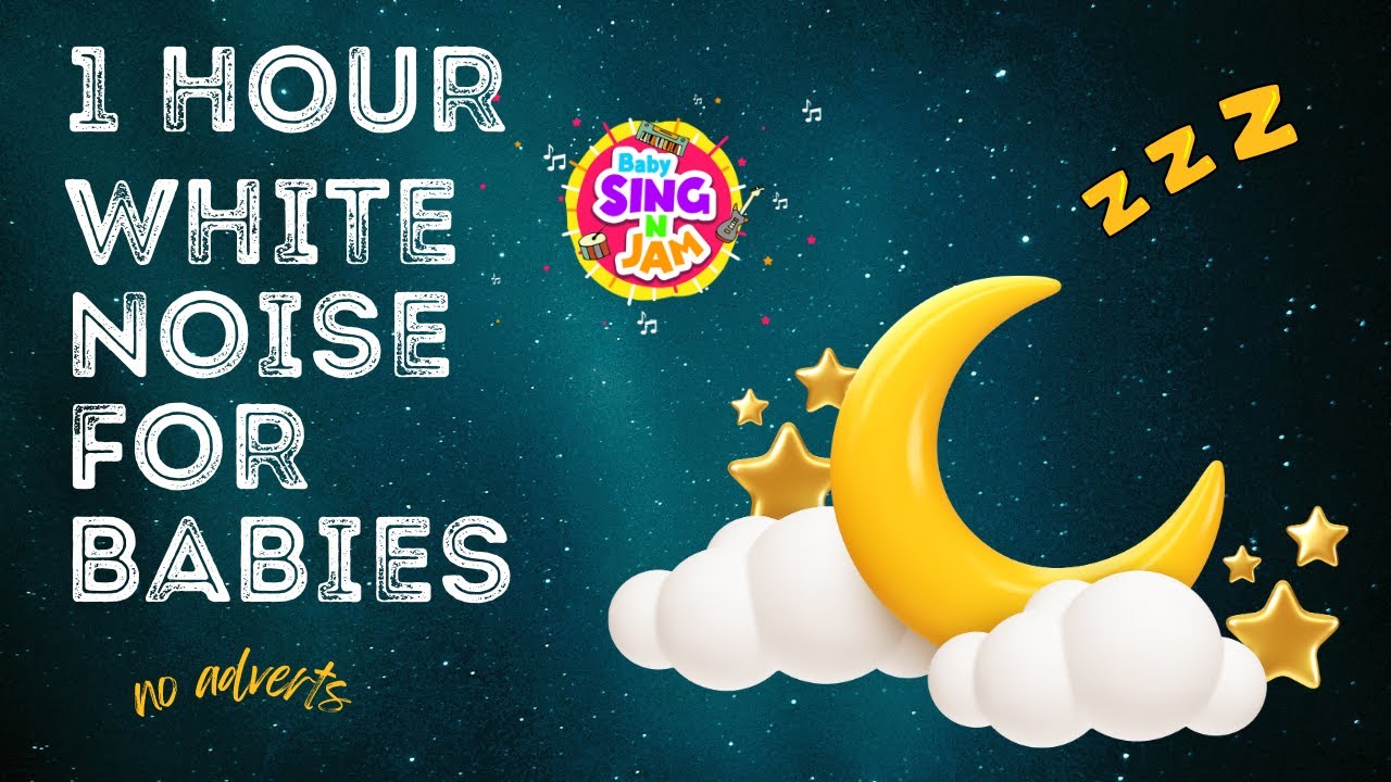 1 Hour Uninterrupted White Noise for Babies (No Adverts) | Soothing ...