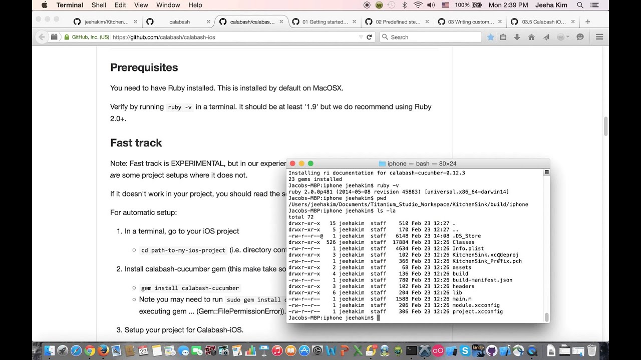 Calabash Cucumber BDD Test Automation for iOS #1 Intro & Setup - YouTube