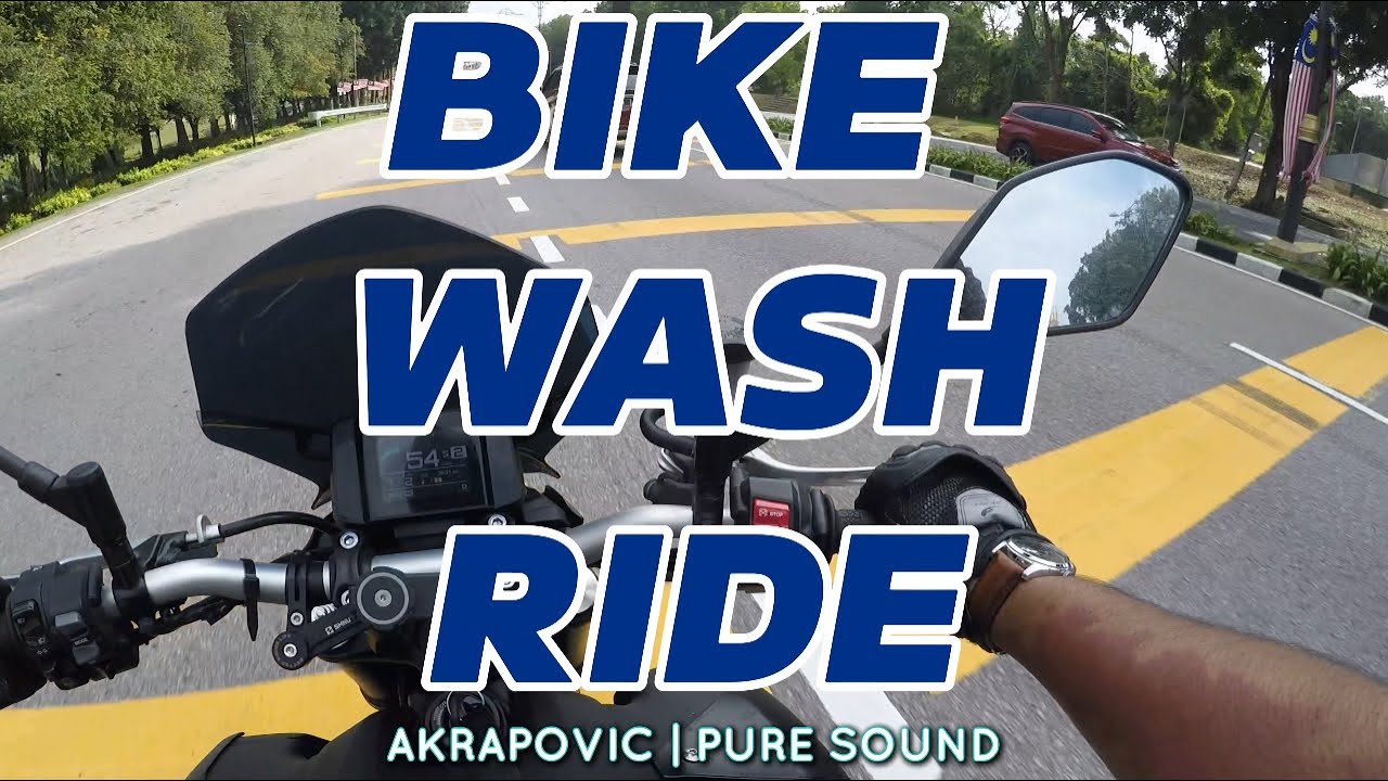 Port basuh motor terbaik di Melaka | Pure Akrapovic Sound | MT09 - YouTube