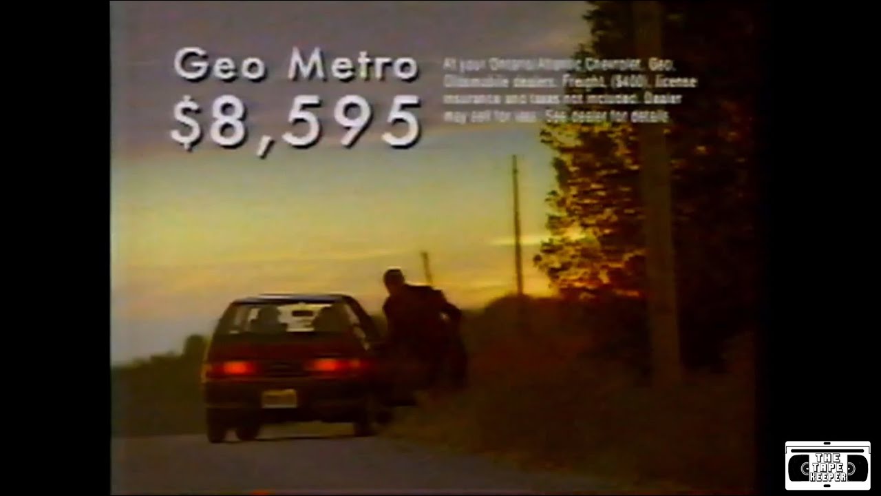 Geo Metro Commercial - 1993 - YouTube