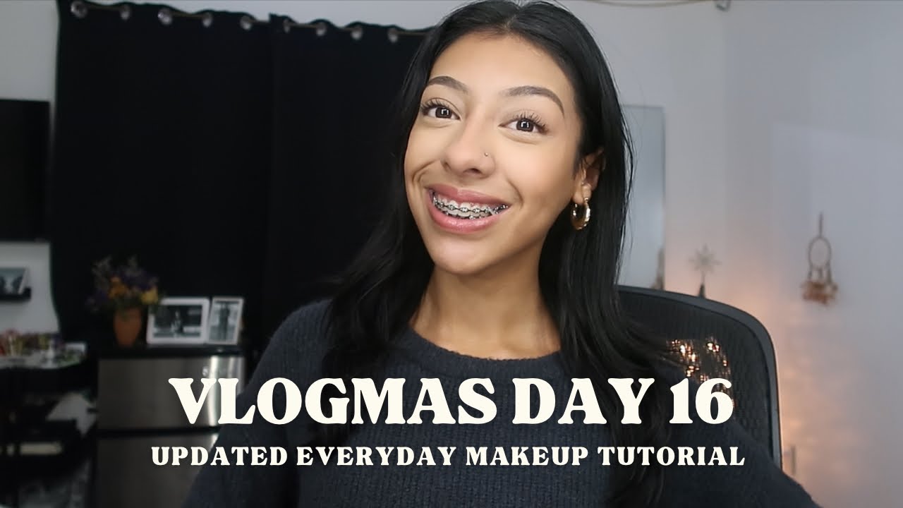 UPDATED EVERYDAY MAKEUP TUTORIAL| VLOGMAS DAY 16| YOSELIN S - YouTube
