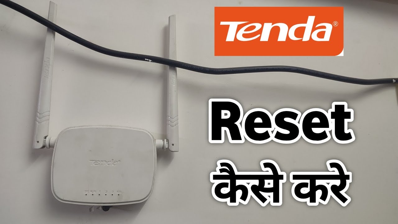 Reset Tenda Router | Router Reset And Setup | Tenda Router Ko Reset ...
