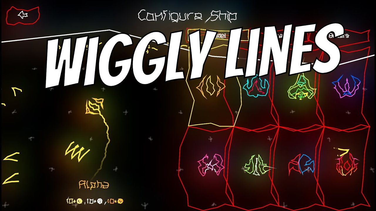 Wiggly line rendering test - YouTube