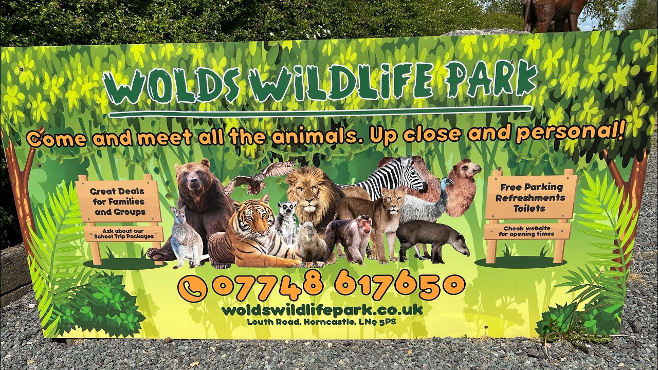 Wolds Wildlife Park (2022) - YouTube