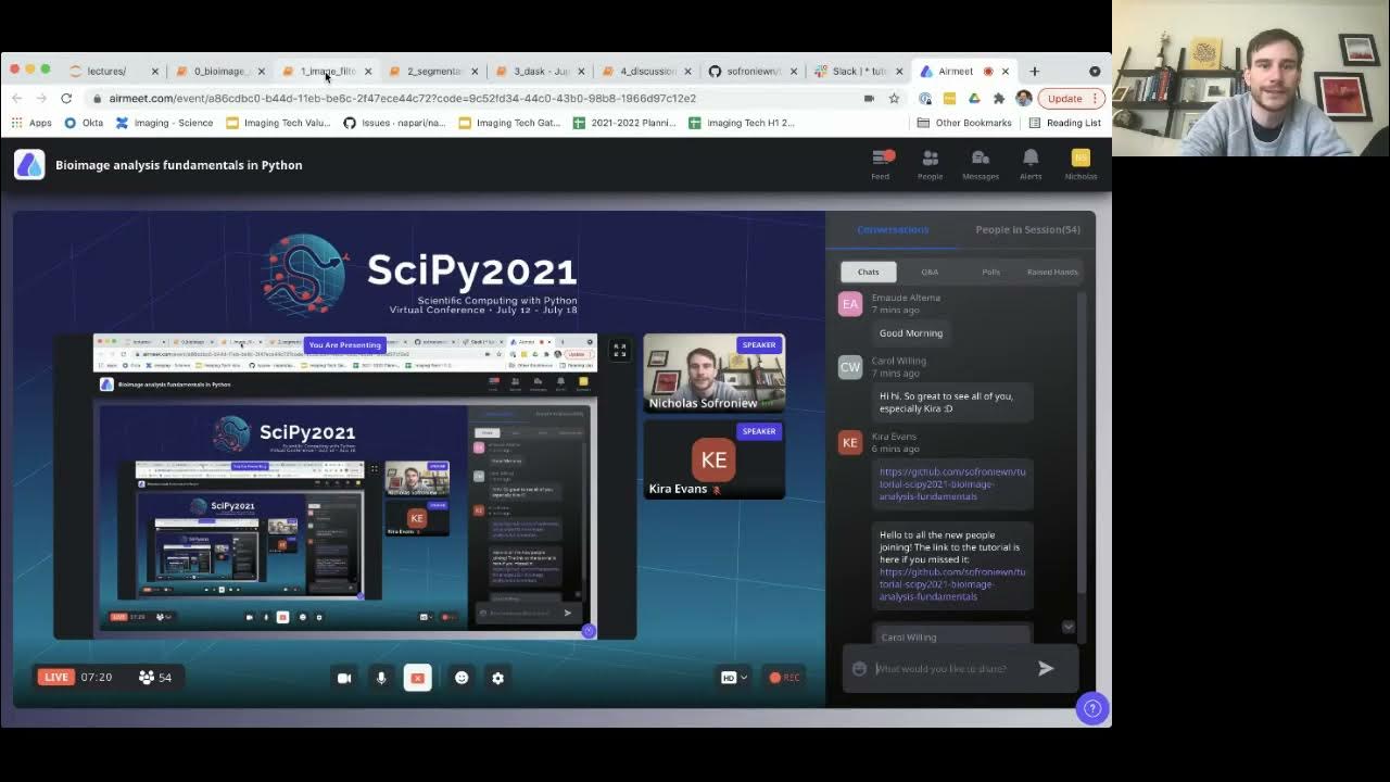 Bioimage analysis fundamentals in Python | SciPy 2021 - YouTube