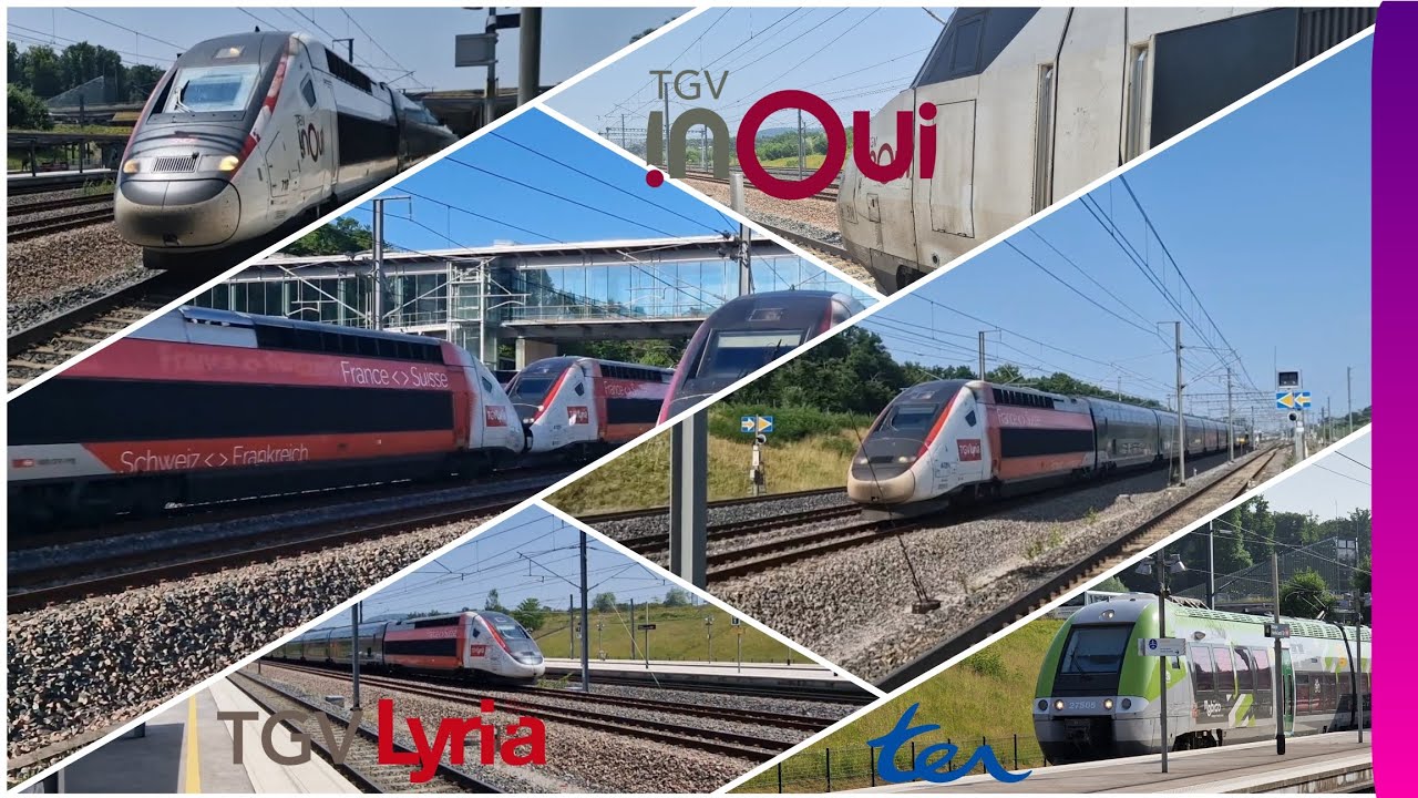 [ SNCF | 4K UHD ] De retour à Besançon Franche-Comté TGV (TGV Inoui ...