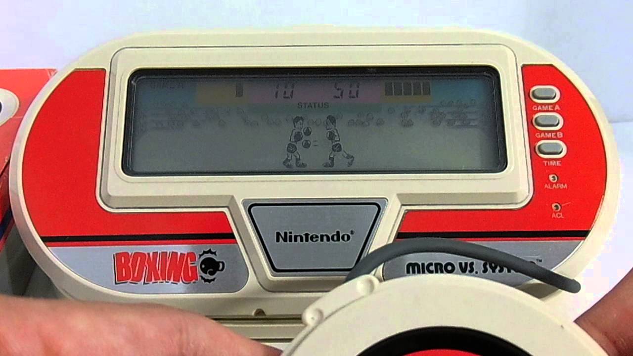 15509 Nintendo micro vs. system Boxing BX-301 1984 - YouTube
