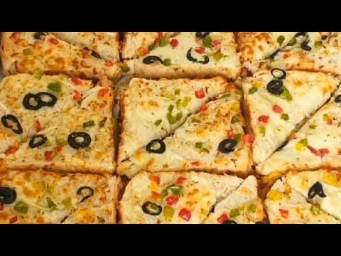 Bread Pizza Sandwich with Leftover Chicken | Kids Lunchbox Idea | Snack Idea | Pizza Sandwich ...