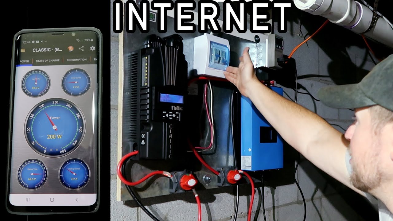 Connecting Hydro Power to the Internet Midnite Solar Classic - YouTube