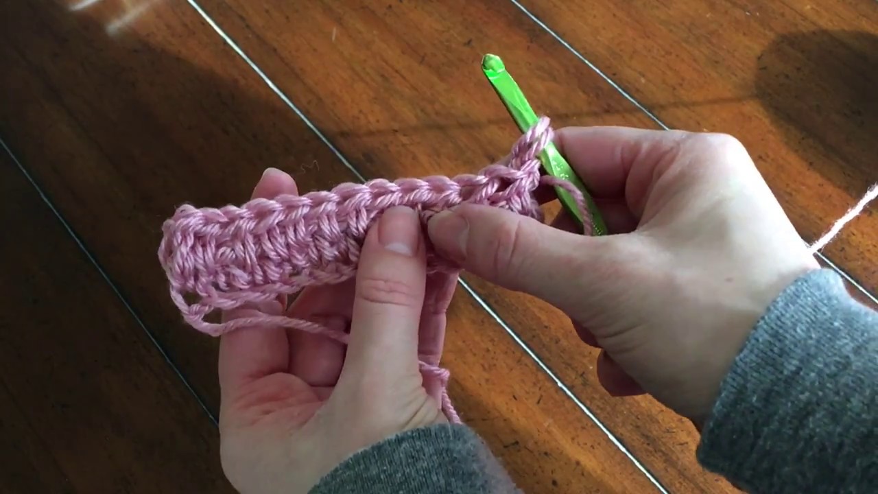 knit look crochet stitch video tutorial - YouTube