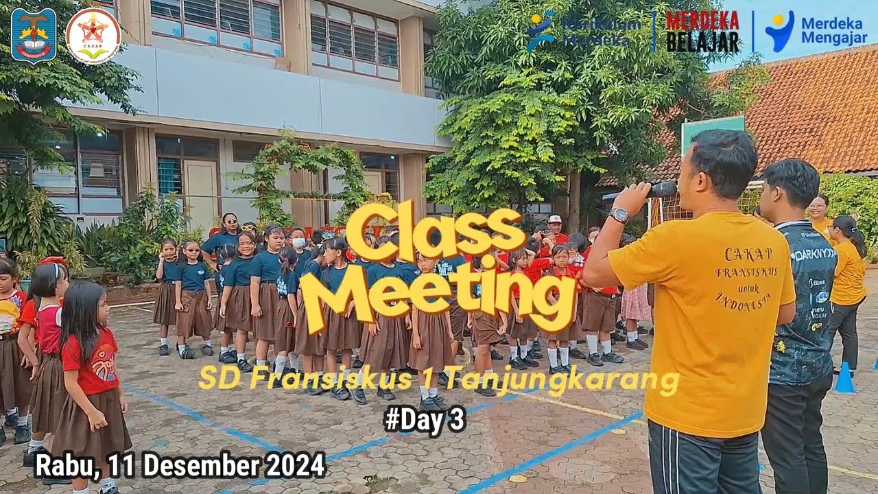Class Meeting - SD Fransiskus 1 Tanjungkarang #Day3 - YouTube
