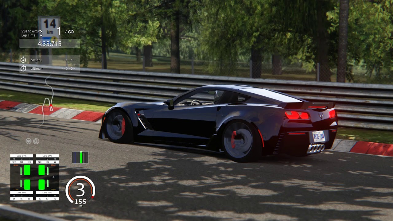 Assetto Corsa Nordschleife, Chevrolet Corvette C7 z06 - YouTube