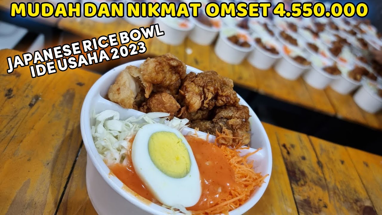 JAPANESE RICE BOWL ALA GUE !!! COCOK BUAT JAGA-JAGA JUALAN DI 2023 ...