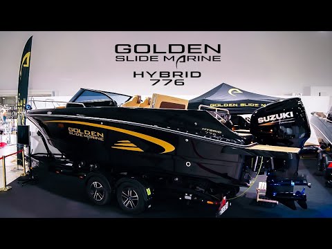 Golden Slide Marine Hybrid 776 Premiere for 2024 #boats #premium # ...