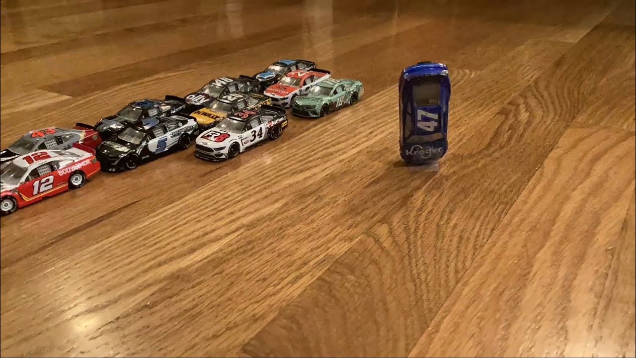 Nascar barrel roll stop motion test - YouTube
