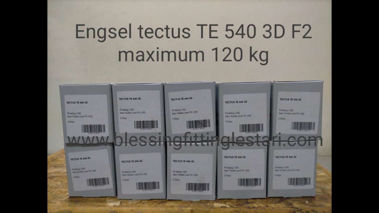 Review Engsel Tectus TE 540 3D F2 @ 120 kg - YouTube