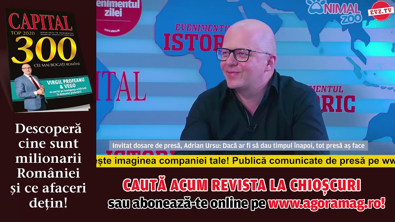 Dosare de presa cu Adrian Ursu - YouTube