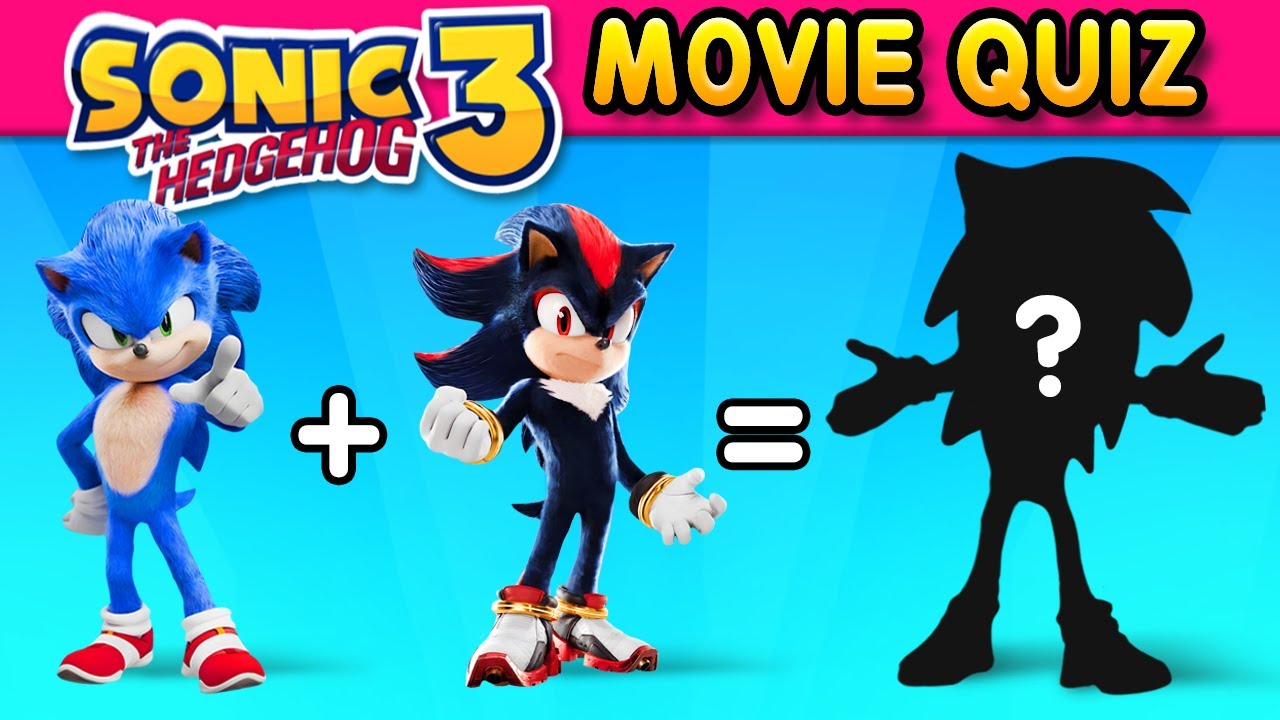 SONIC 3 Hedgehog Movie Quiz 🦔🔵 Guess Sonic 3 Character by Their Voice ...