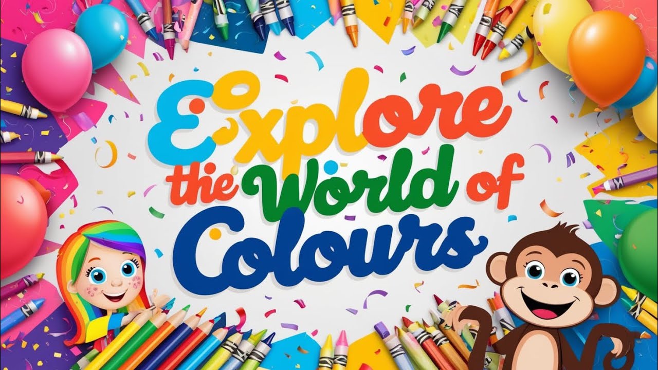 Learn Colors | Explore the Colors | English Nursery Rhyme | The Kids ...