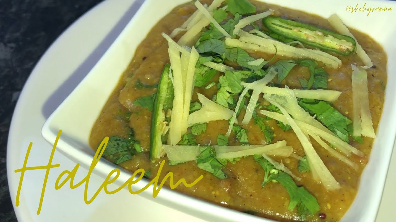 COOK WITH ME: HALEEM | হালিম | BENGALI STYLE COOKING | SHOHOJ RANNA ...