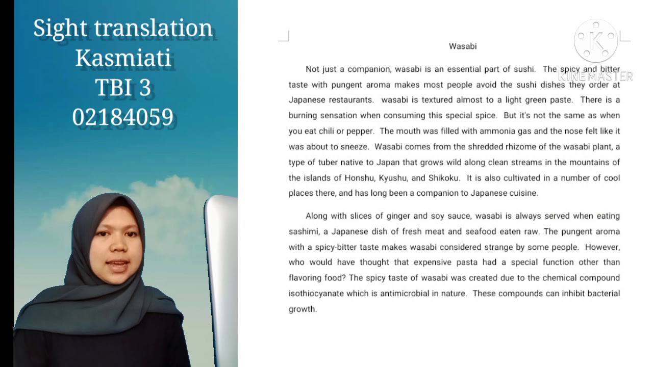 Sight translation practice - YouTube