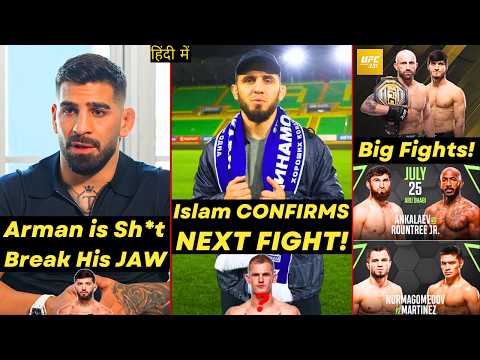 Islam Makhachev CONFIRMS His Next Fight! Ilia Topuria WARNS Arman Tsarukyan! Insane Fights Announced