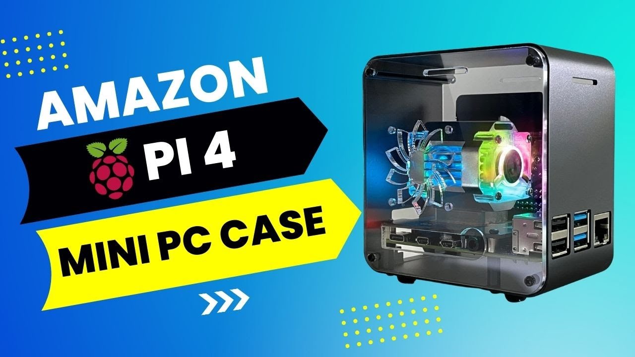 Budget Amazon ElectroCookie Raspberry Pi 4 Aluminum Case - YouTube