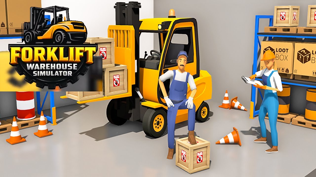 Forklift Warehouse Simulator Gameplay - YouTube