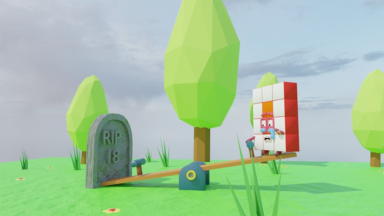 [3D ANIMATIONS] When brother is away! Numberblocks 12 so sad - YouTube