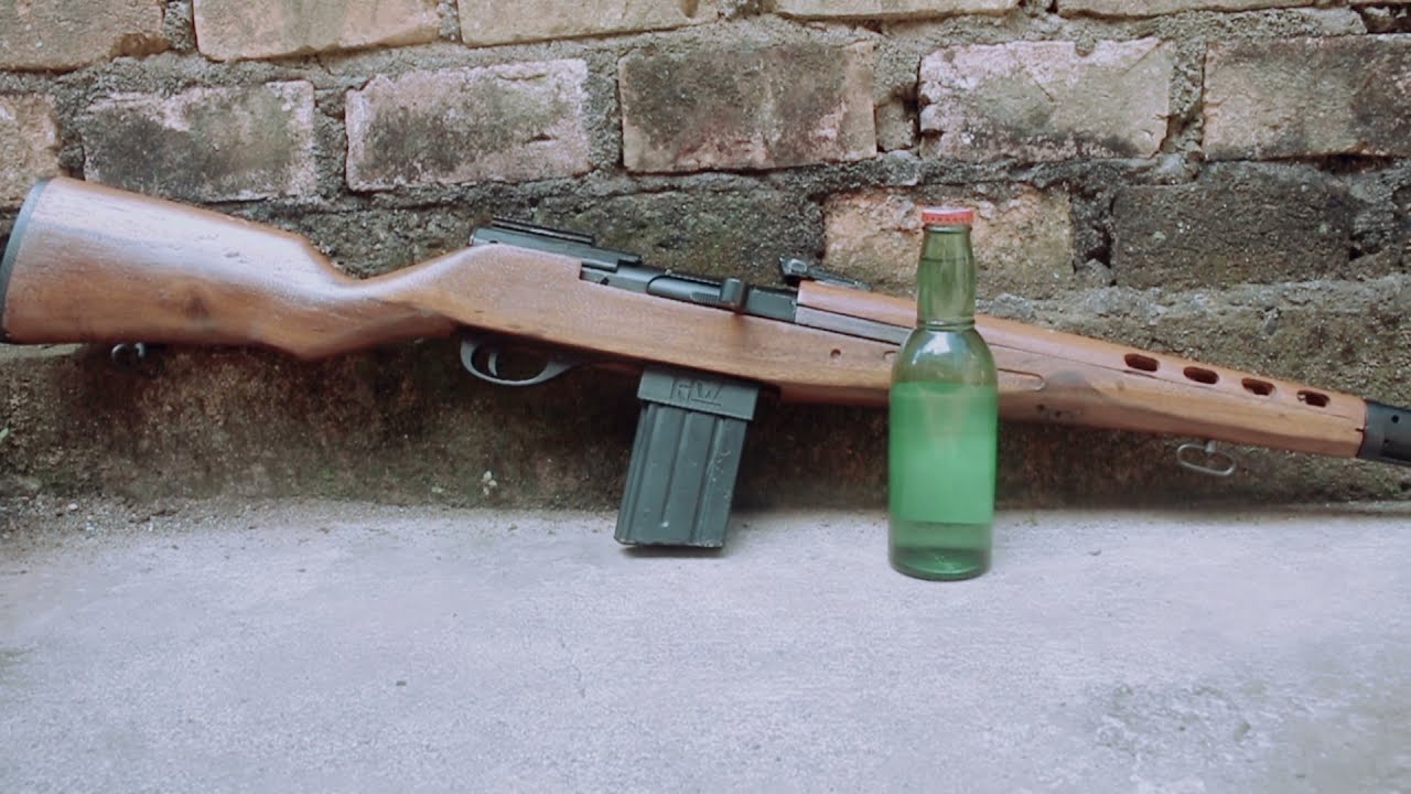 SVT-40 (Basic Crosman M47 Spring) 6mm Airsoft - YouTube