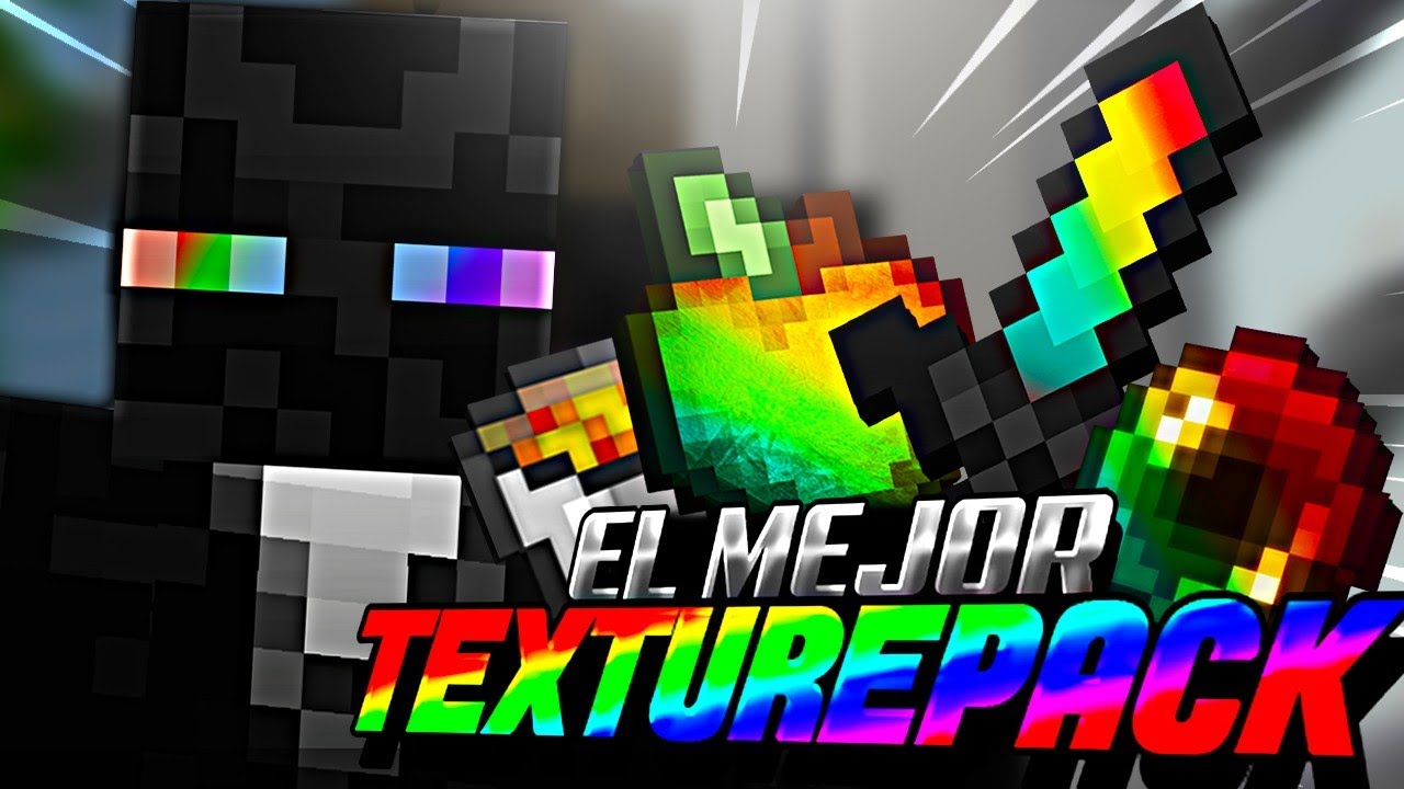 ⭐ESTE ES *EL MEJOR* TEXTURE PACK DE MINECRAFT SKYWARS 1.8 🤩 - YouTube
