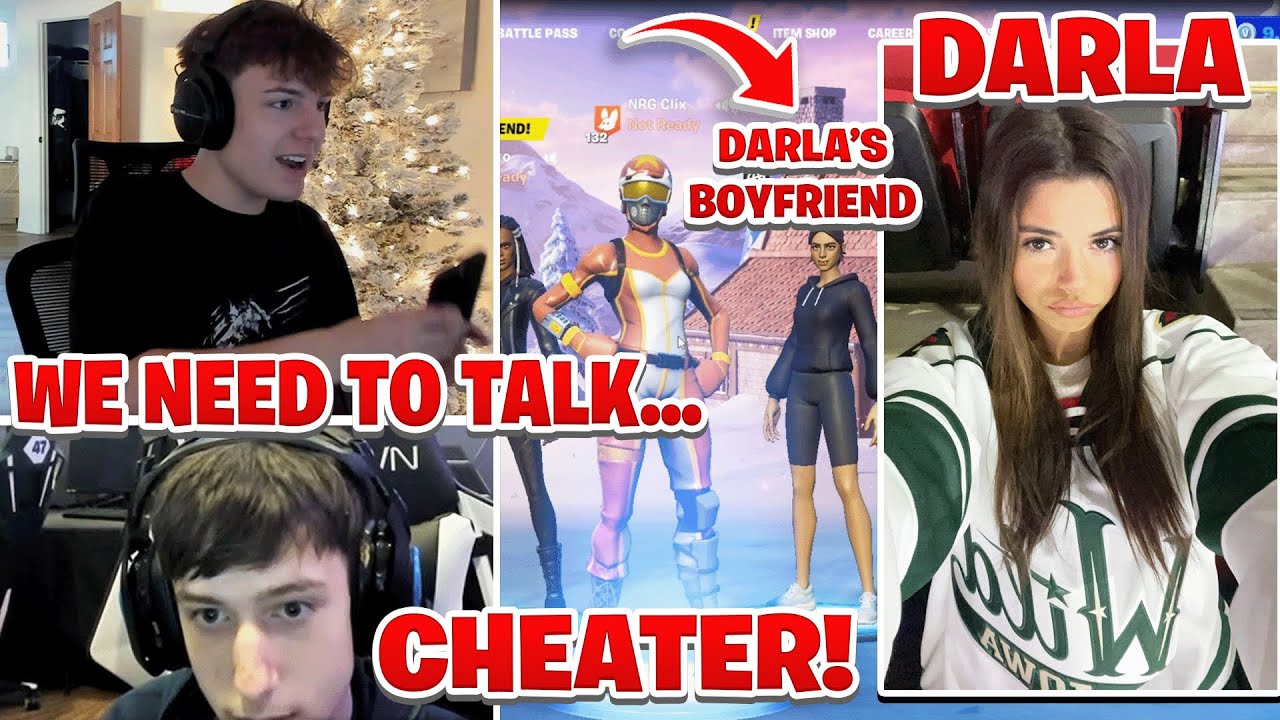 Clix And Peterbot CONFRONT Darla And Her BOYFRIEND Live On Stream ...