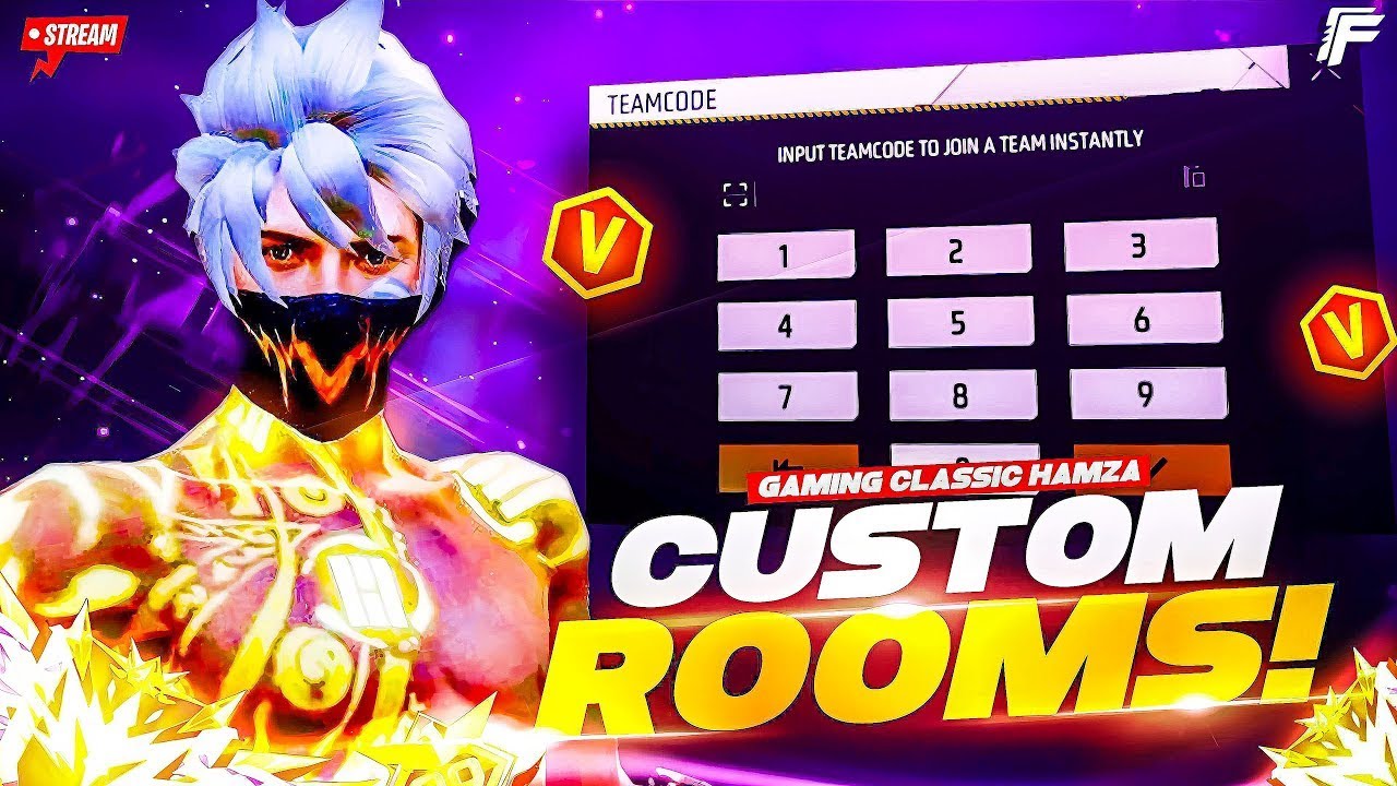 🔴GAMING CLASSIC HAMZA LIVE | FREE FIRE LIVE CUSTOM ROOMS😍| PAKISTAN SERVER - YouTube